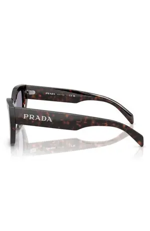 Prada 53mm Butterfly Sunglasses - Grey