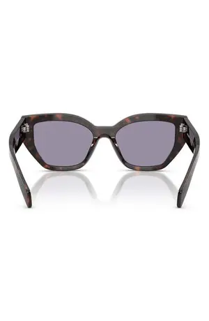Prada 53mm Butterfly Sunglasses - Grey