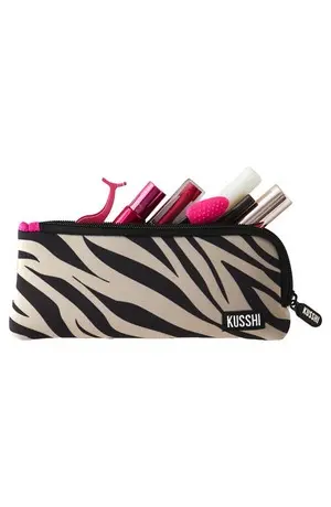 KUSSHI Cosmetics Pencil Case - Zebra
