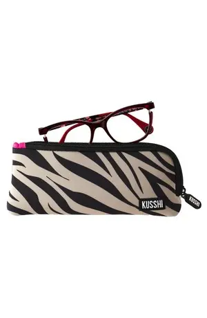 KUSSHI Cosmetics Pencil Case - Zebra