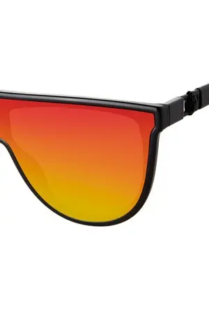 Kurt Geiger Regent Shield Sunglasses - Black/rainbow