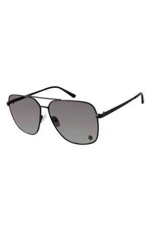 Kurt Geiger Kurt Geiger London 61mm Navigator Sunglasses Black/gray Gradient