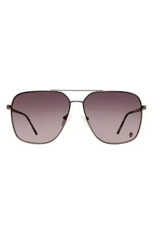 Kurt Geiger 61mm Navigator Sunglasses - Dark Ruth/mauve Gradient
