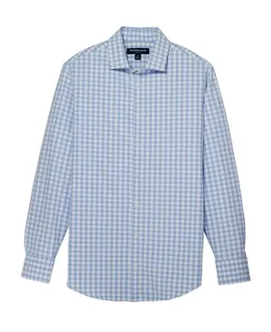 Mizzen+main Leeward Dress Shirt - Light Blue Gingham