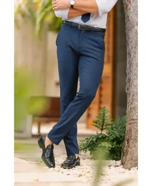 Mizzen+main Helmsman Chino Pant - Navy Solid