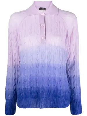 Etro Ombré-effect Wool Jumper