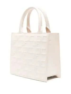 Elisabetta Franchi Small Monogram-embossed Tote Bag