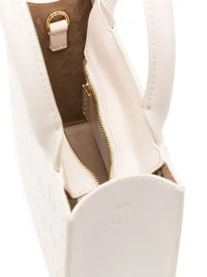 Elisabetta Franchi Small Monogram-embossed Tote Bag
