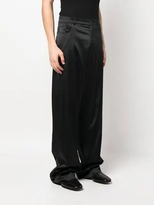 Balenciaga Loose-cut Stretch-satin Trousers