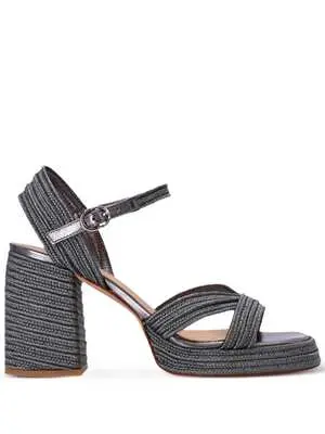 CastaÑer Valle Metallic Espadrilles - Silver