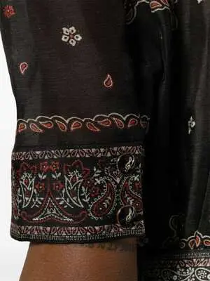 Zimmermann Bandana Print Puff Sleeve Mini Dress