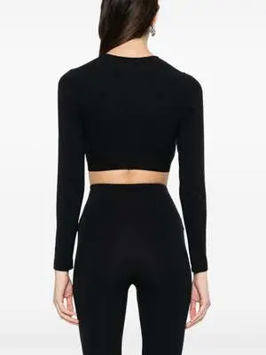 Versace Logo-waistband Performance Top