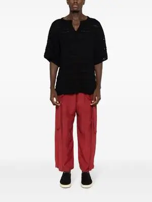 AMIR SLAMA Wide-leg Cargo Trousers
