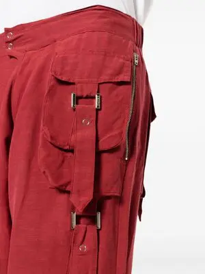 AMIR SLAMA Wide-leg Cargo Trousers
