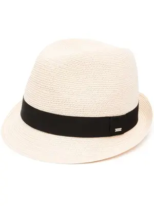 Saint Laurent Straw Panama Hat - Neutrals