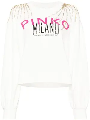 Pinko Cuffed Sweatshirts Hoodies For Women