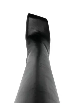 Amina Muaddi Marine 95mm Knee-length Boots - Black