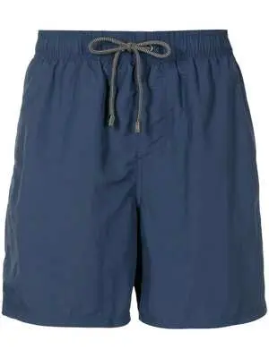 AMIR SLAMA Elasticated-drawstring Swim Shorts - Blue
