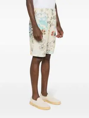 AMIR SLAMA Graphic-print Shorts