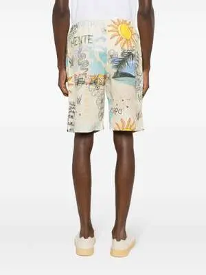 AMIR SLAMA Graphic-print Shorts