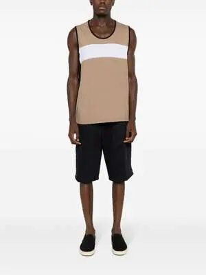 AMIR SLAMA Colour-block Tank Top