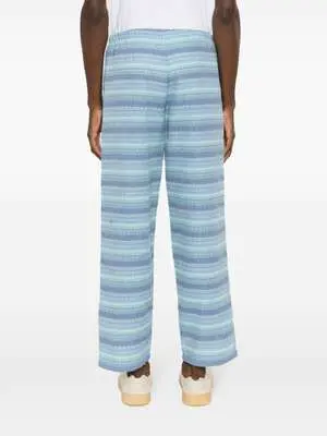 AMIR SLAMA Striped Jacquard Trousers