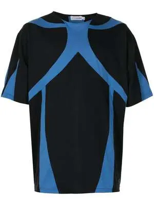 AMIR SLAMA Panelled Round-neck T-shirt