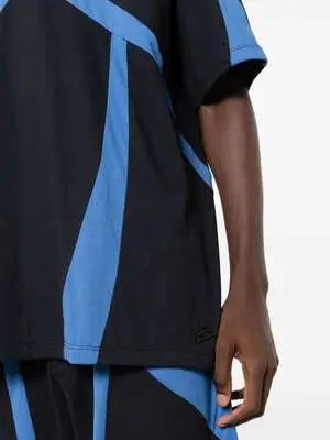 AMIR SLAMA Panelled Round-neck T-shirt