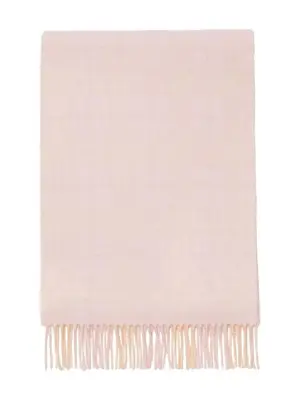 Burberry Logo-patch Reversible Cashmere Scarf