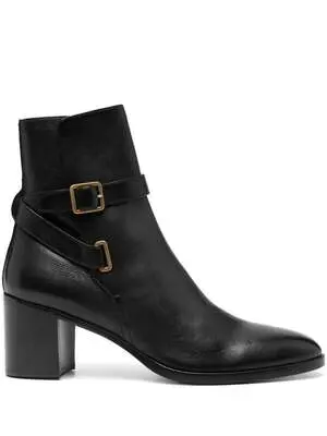 Saint Laurent Dorian 70mm Buckled Biker Boots