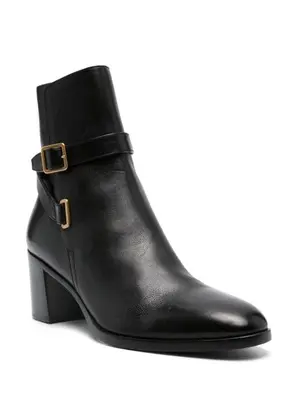 Saint Laurent Dorian 70mm Buckled Biker Boots