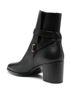 Saint Laurent Dorian 70mm Buckled Biker Boots