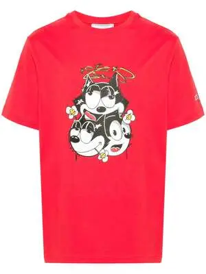 Iceberg X Felix The Cat Cotton T-shirt - Red