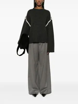 TOTEME Embroidered Wool Jumper