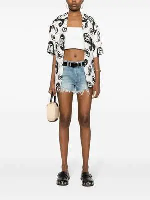 Alanui Kerala Denim Shorts