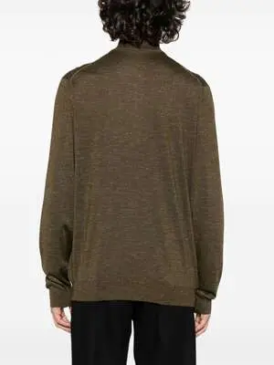 Kiton High-neck Jumper - Green