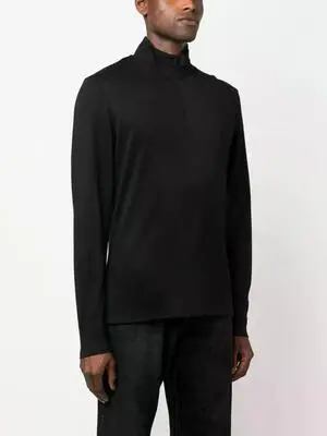 Orlebar Brown Neilson Roll-neck Jumper - Black