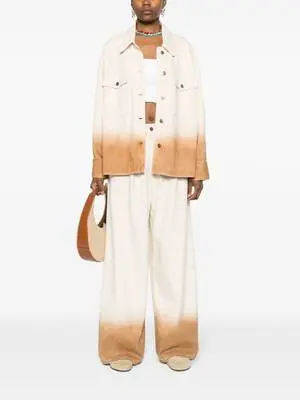 Alanui Wide-leg Jeans - Neutrals