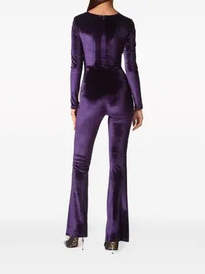 Philipp Plein Cut Out-detail Long-sleeve Jumpsuit