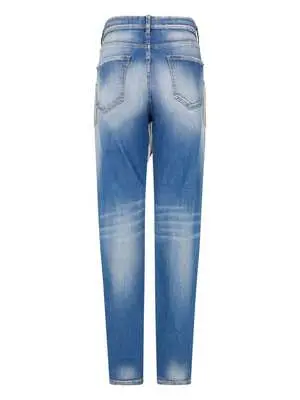 Dsquared2 Slim-cut Rhinestone-fringe Jeans