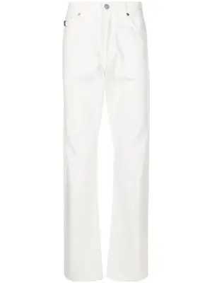 Versace Raw Edge Hem Jeans For Men