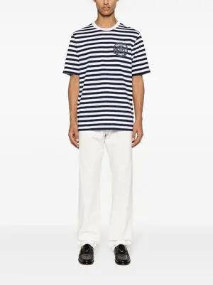 Versace Medusa Head-motif Straight-leg Jeans - White