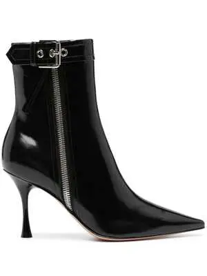 GIANVITO ROSSI 95mm Leather Ankle Boots