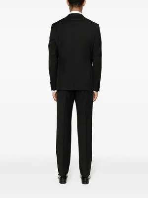Tagliatore Single-breasted Virgin-wool Suit - Black