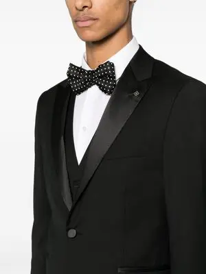 Tagliatore Single-breasted Virgin-wool Suit - Black