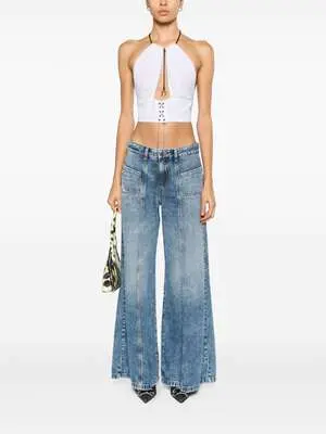 Dsquared2 Rhinestone-embellished Crop Top