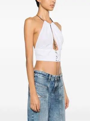 Dsquared2 Rhinestone-embellished Crop Top