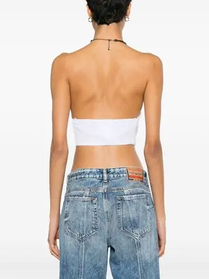 Dsquared2 Rhinestone-embellished Crop Top
