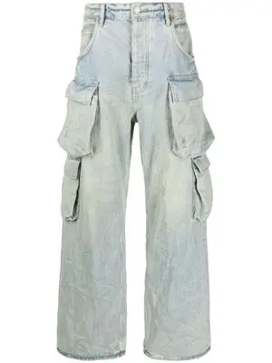 PURPLE BRAND P018 Mid-rise Cargo Jeans
