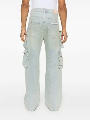 PURPLE BRAND P018 Mid-rise Cargo Jeans